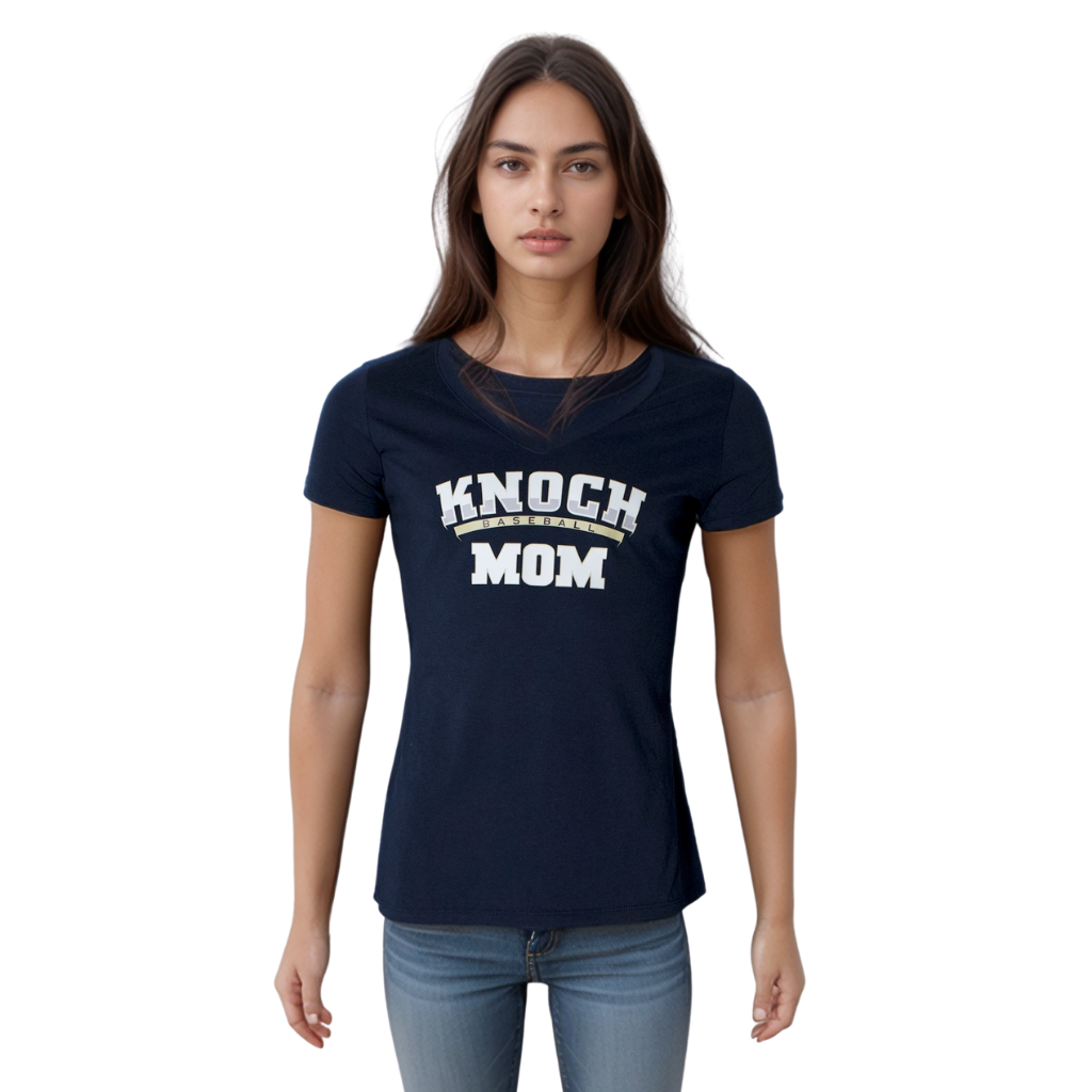 Knoch - Baseball Mom V-Neck – Omega Sportswear